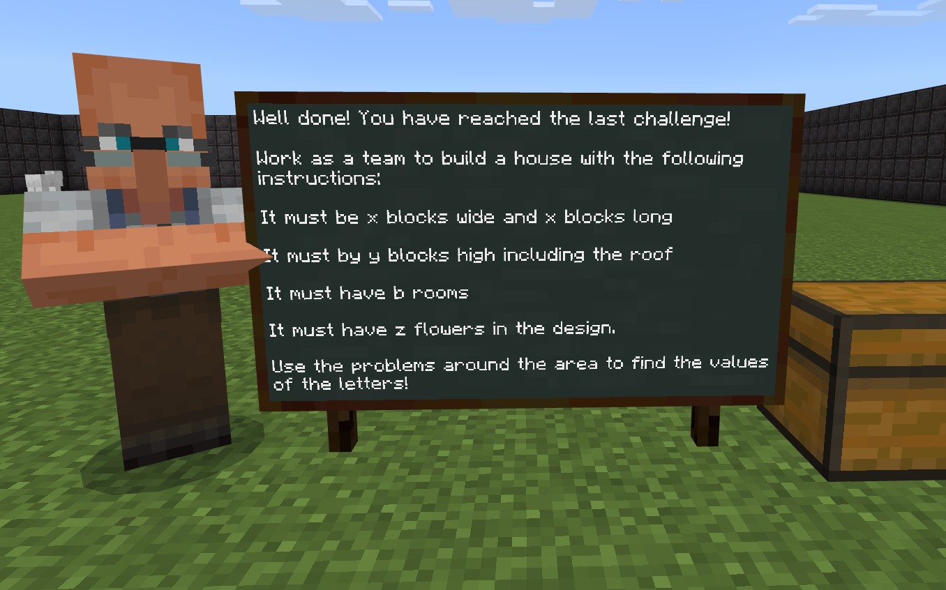 Introduction to Algebra in Minecraft – Maths Beyond the Curriculum