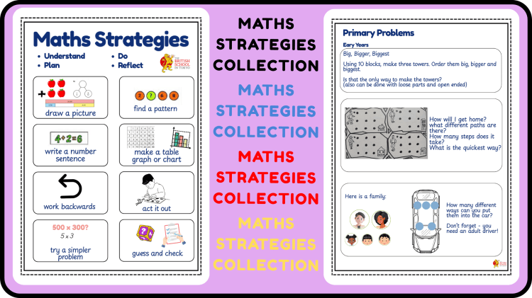 Maths Strategies – Poster and Problems – Maths Beyond the Curriculum